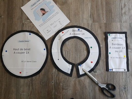 Patron gratuit : Le béret Clara - Confection Tendance
