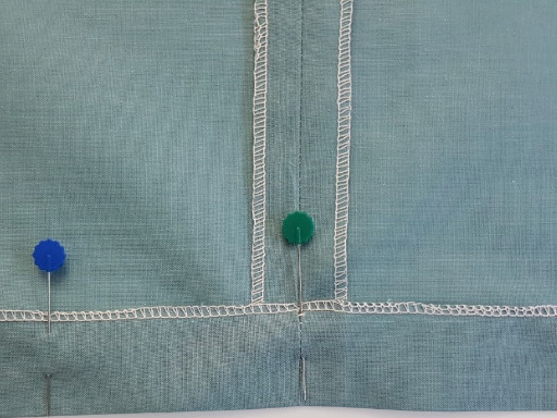 Coudre un ourlet simple piqué - Confection Tendance