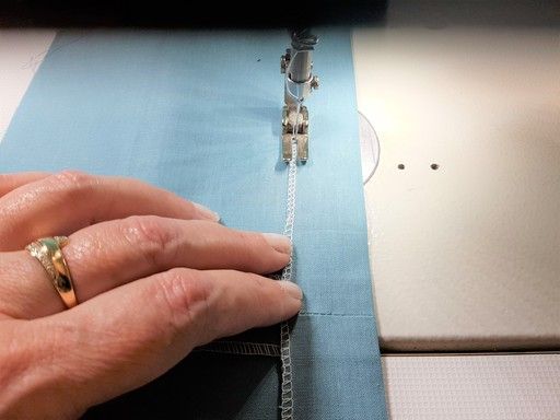 Coudre un ourlet simple piqué - Confection Tendance